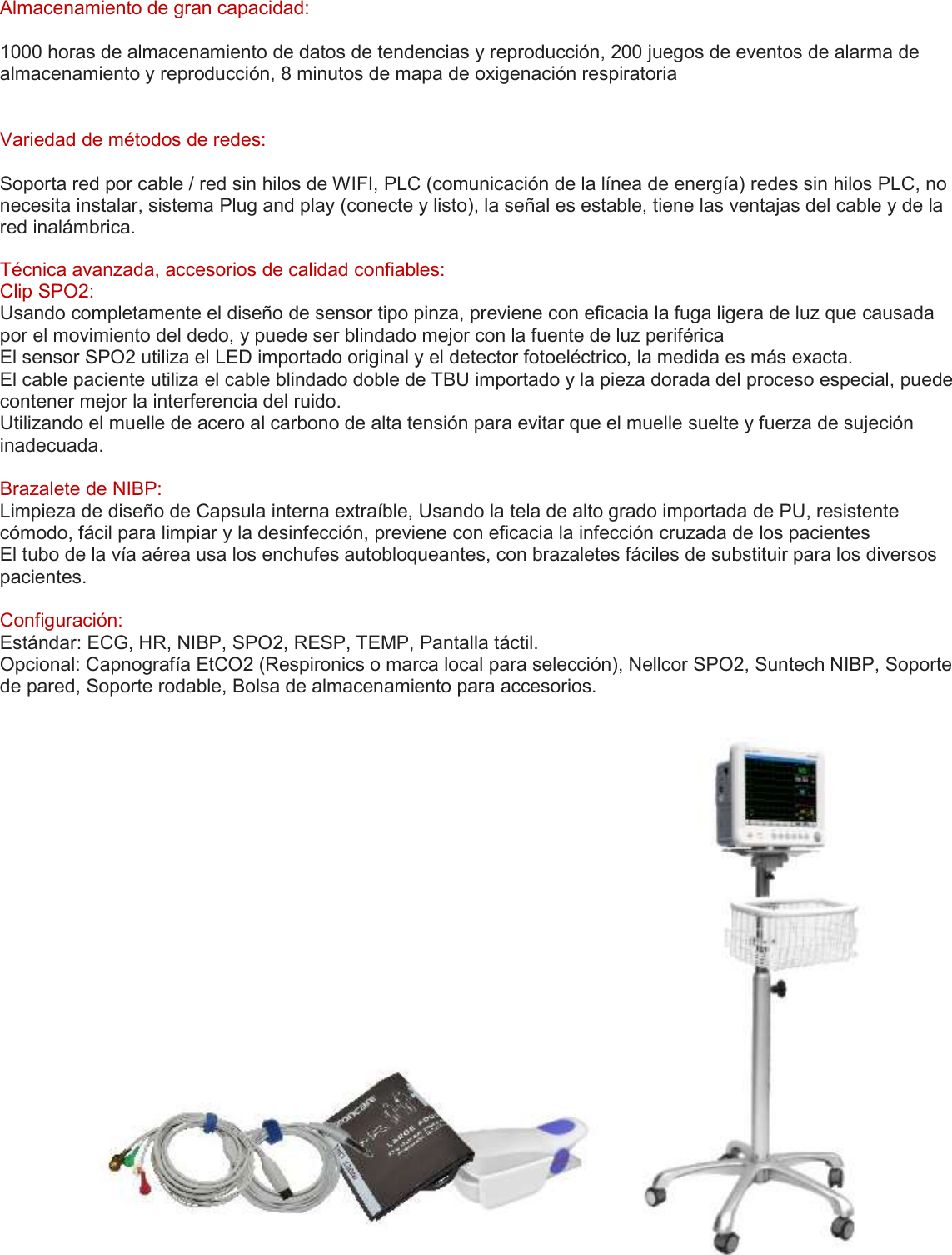 360 2328 Zoncare PM 7000D MONITOR DE PACIENTE User Manual