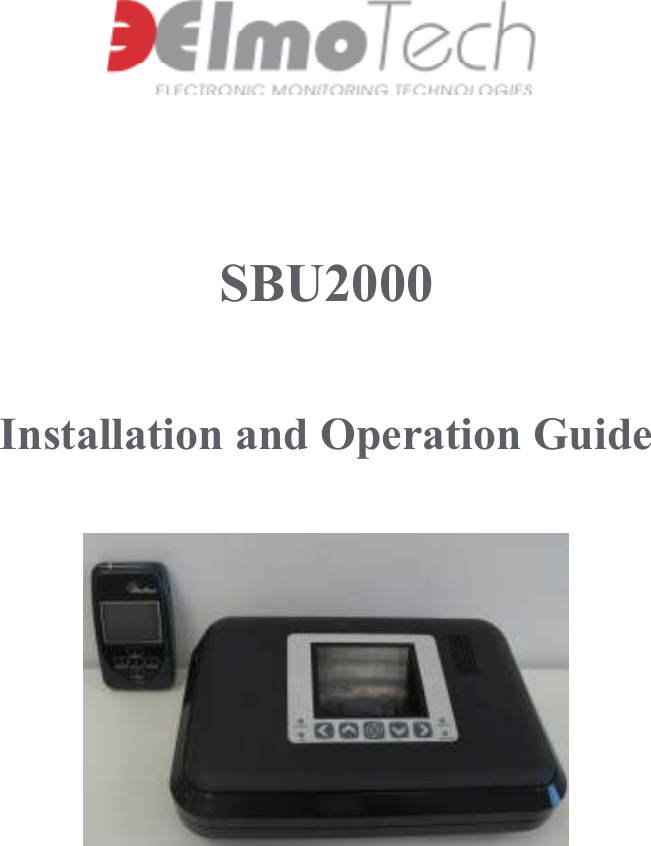 3M Electronic Monitoring SBU2000418 SMART BASE UNIT User Manual