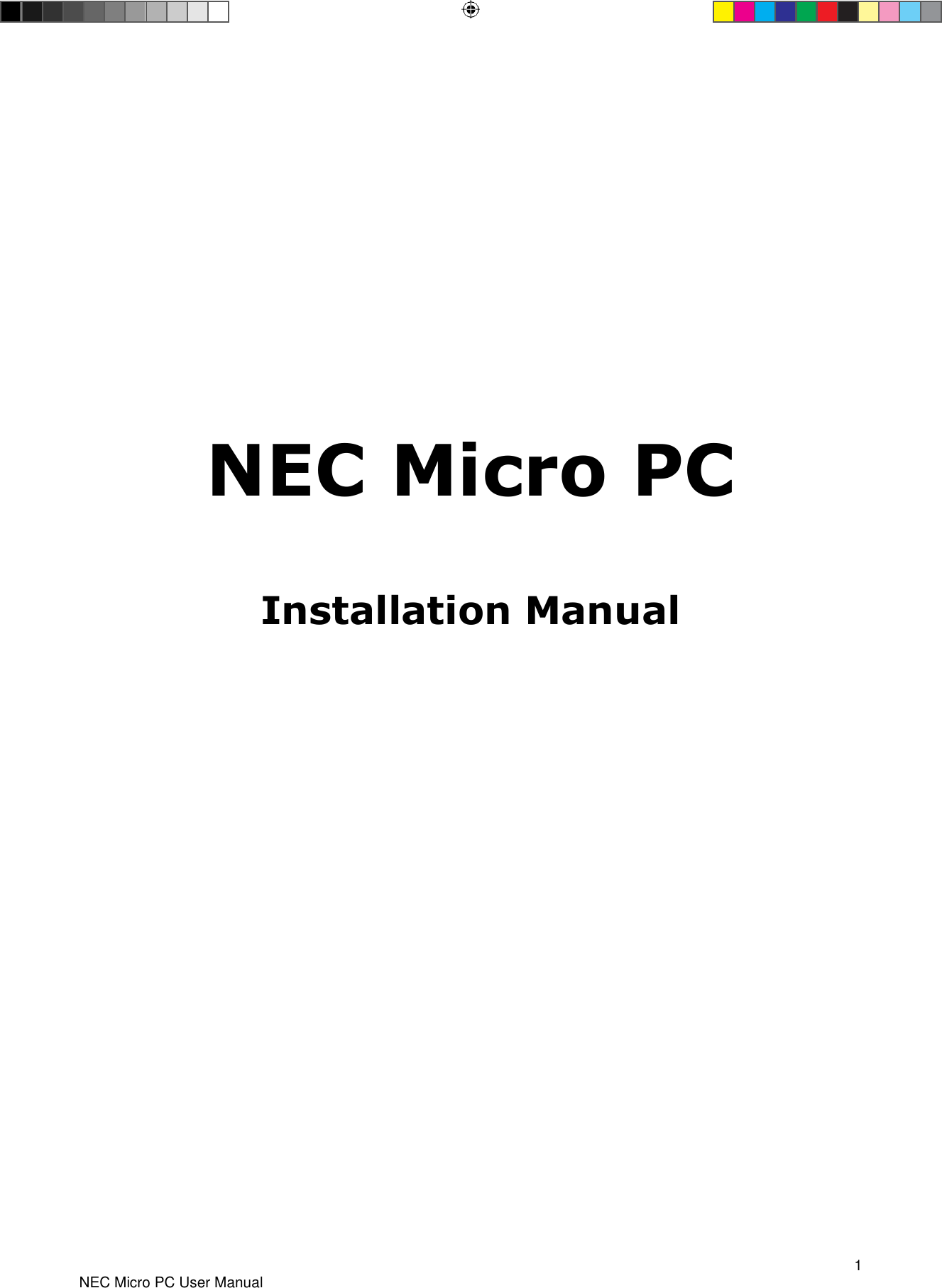 AAEON Technology NECSIGN NEC-SIGN User Manual