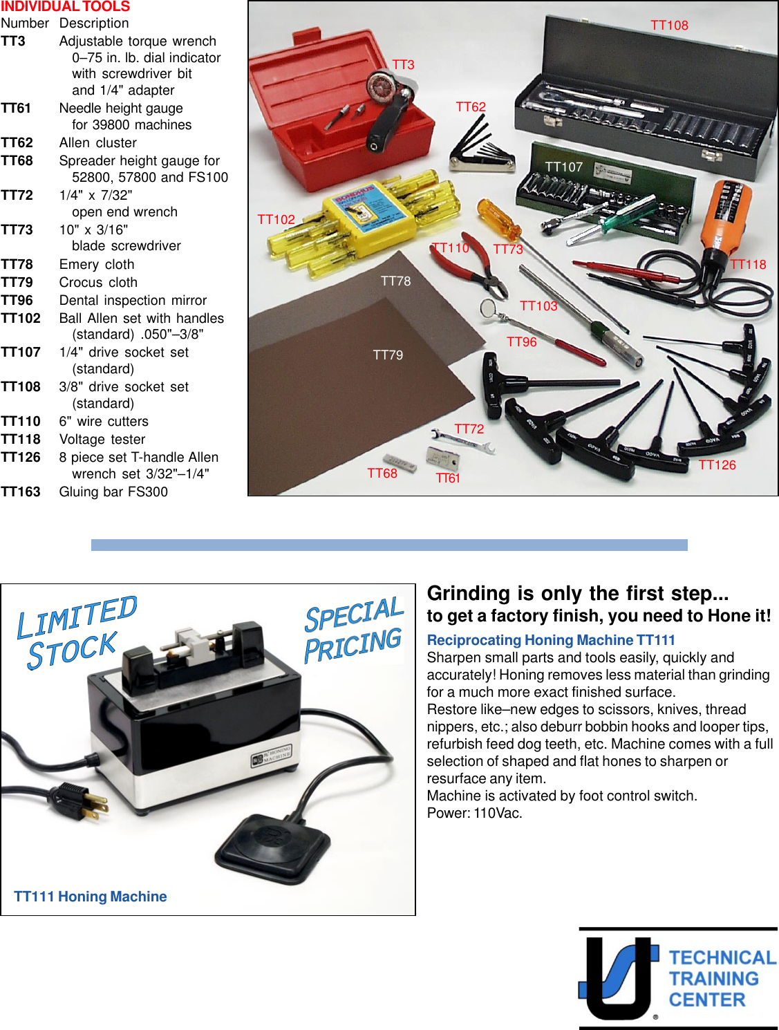 ACE&EASTMAN Ttc Toolbroch0804 User Manual Tool Broch0804