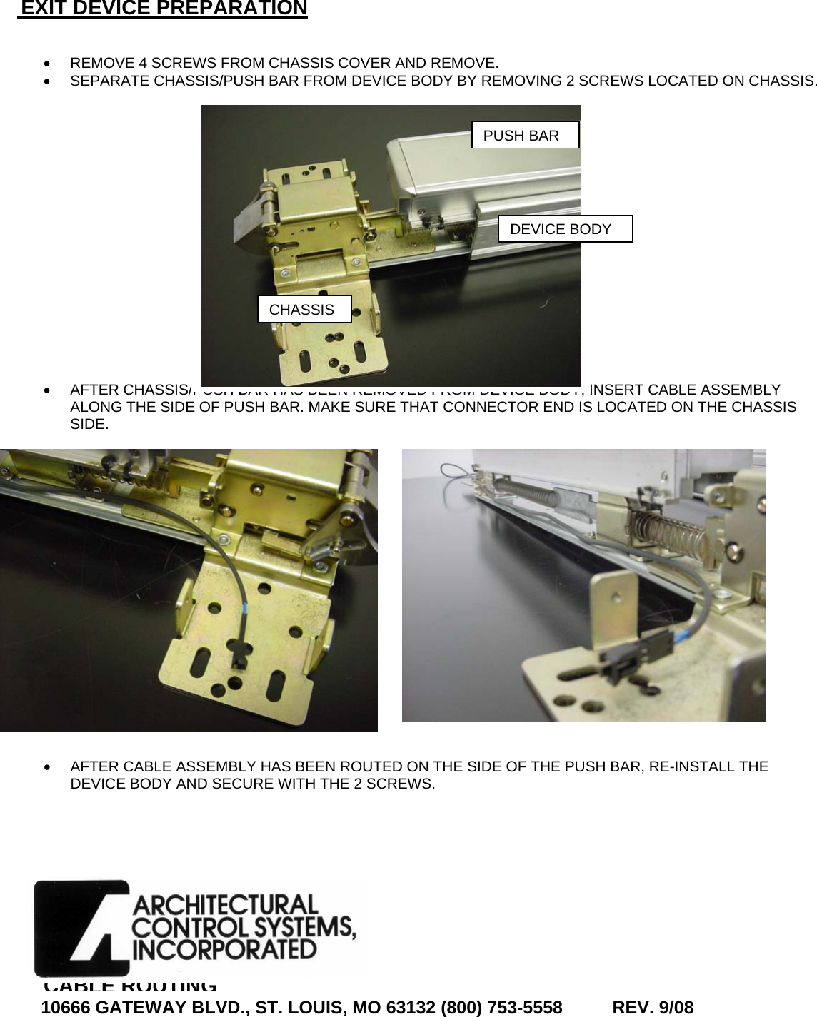 ACSI ELECTRICAL SPECIFICATIONS 1560 And 1570 Electric Trim Control For ...