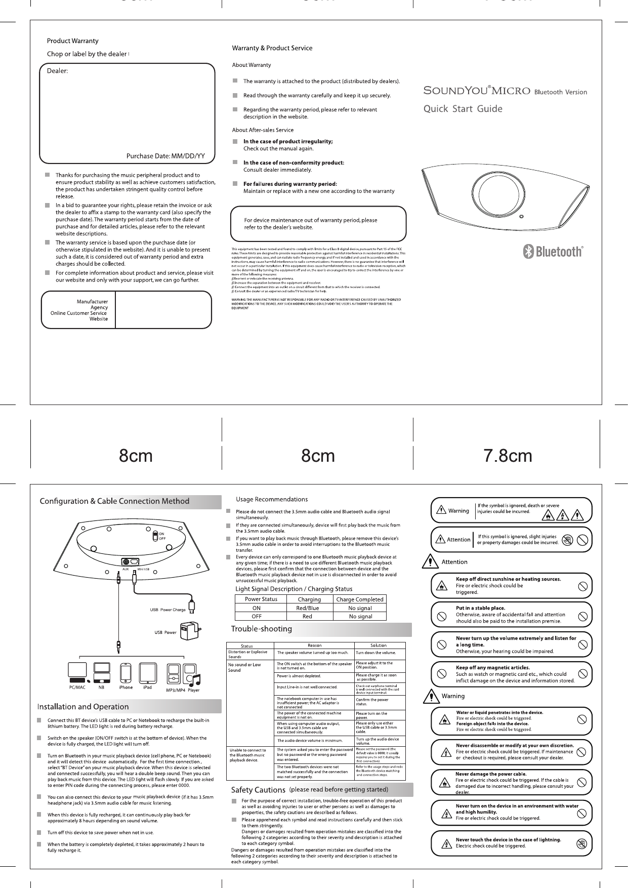 ADDON Technology MICRO-BT Sound You Micro - BT User Manual micro bt eg 0916