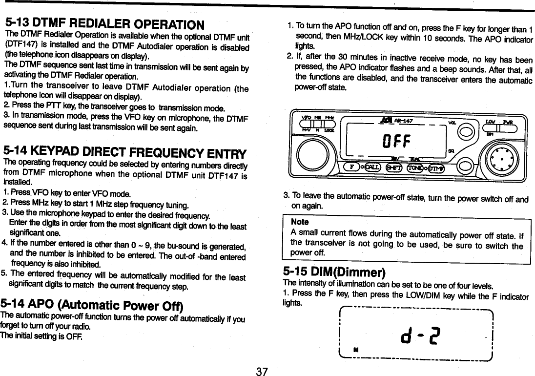 ADI Communications AR147 MOBILE TRANSCEIVER User Manual USERS MANUAL