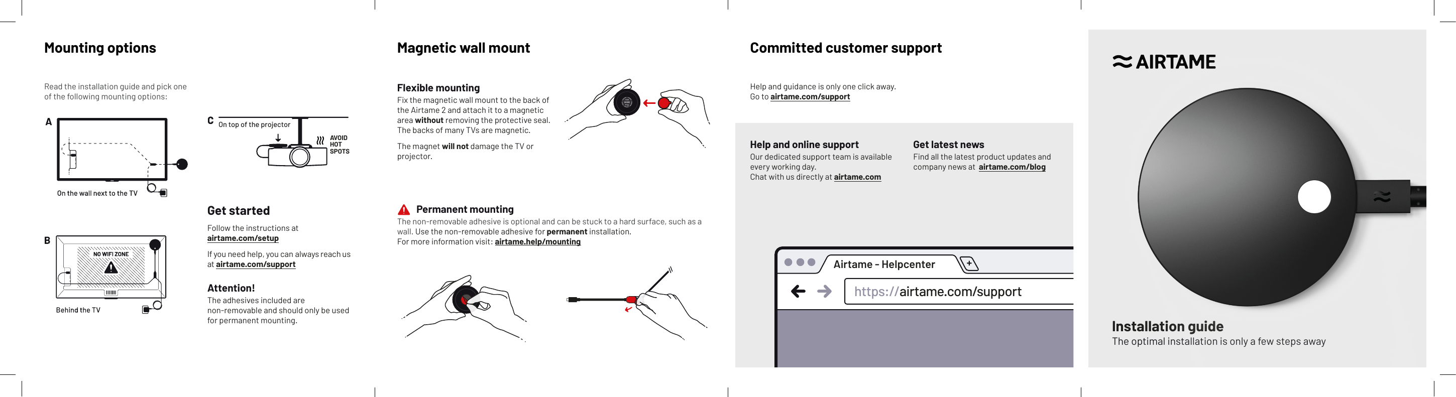 AIRTAME APS AT-DG2 The Airtame 2 is an all-in-one wireless screen ...