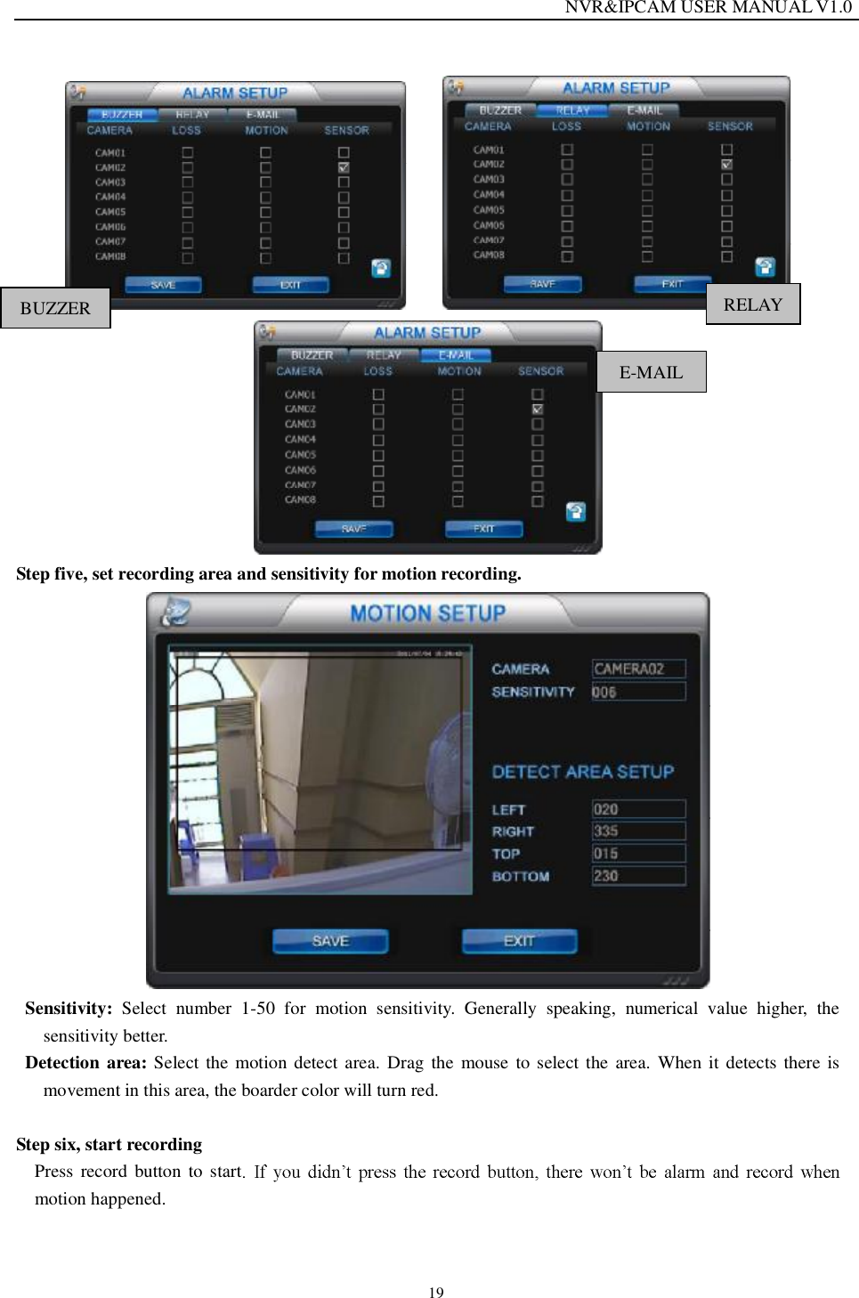 ASTER Technology NVR-B9004EW NVR User Manual NVR IPCAM manual