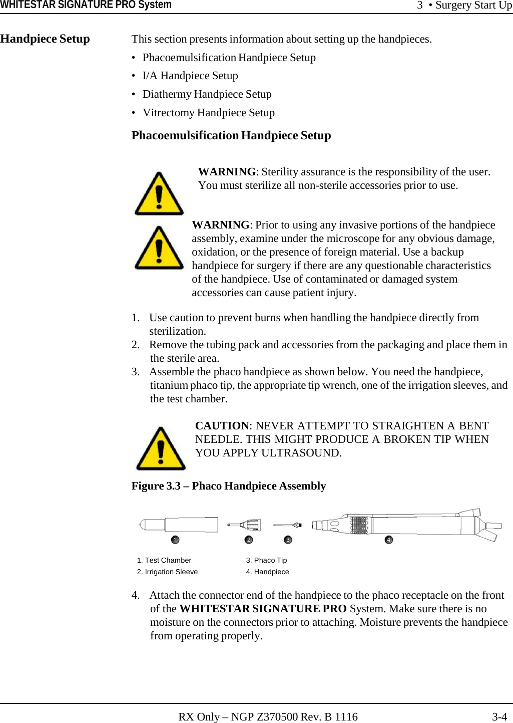 Abbott Medical Optics SIGREMS3 Signature Pro Remote Control, BT2.0 User ...