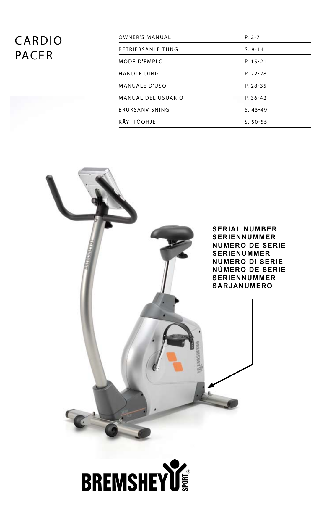 Accell Cardio Pacer Users Manual