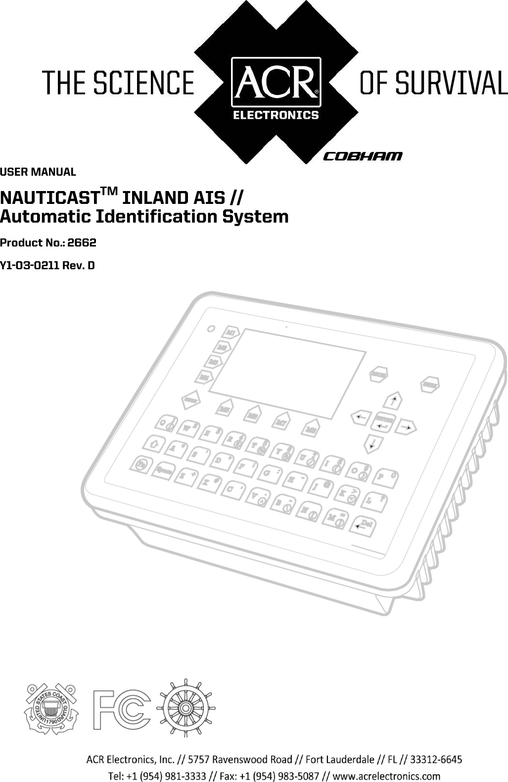 Acr Electronics Nauticast 2662 Users Manual User