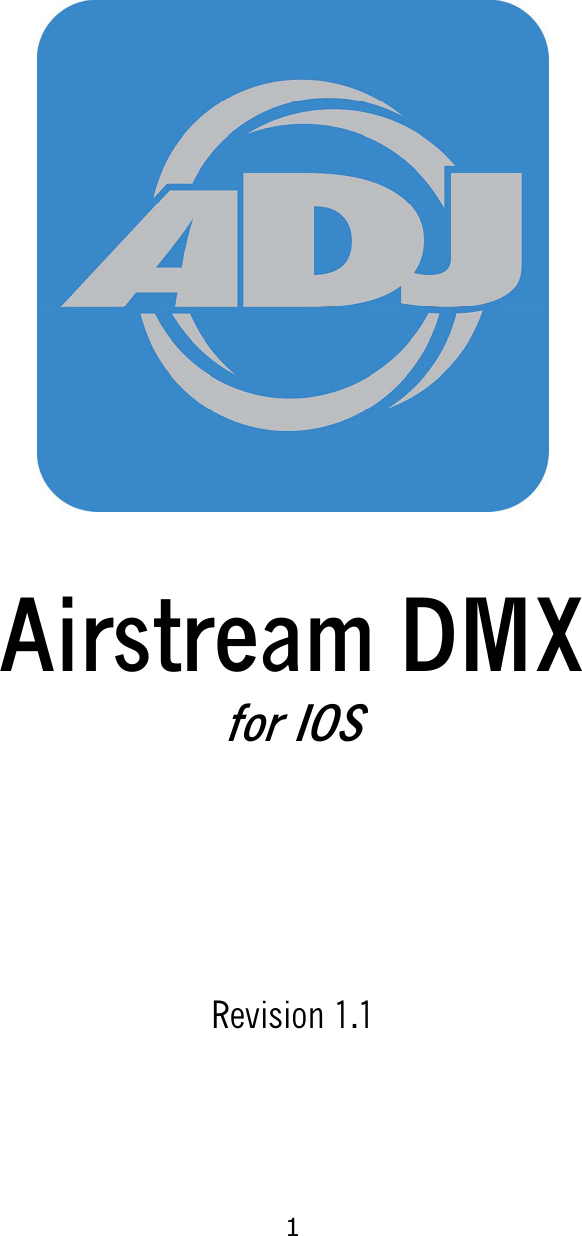 Airstream DMX Manual APP User V1.1