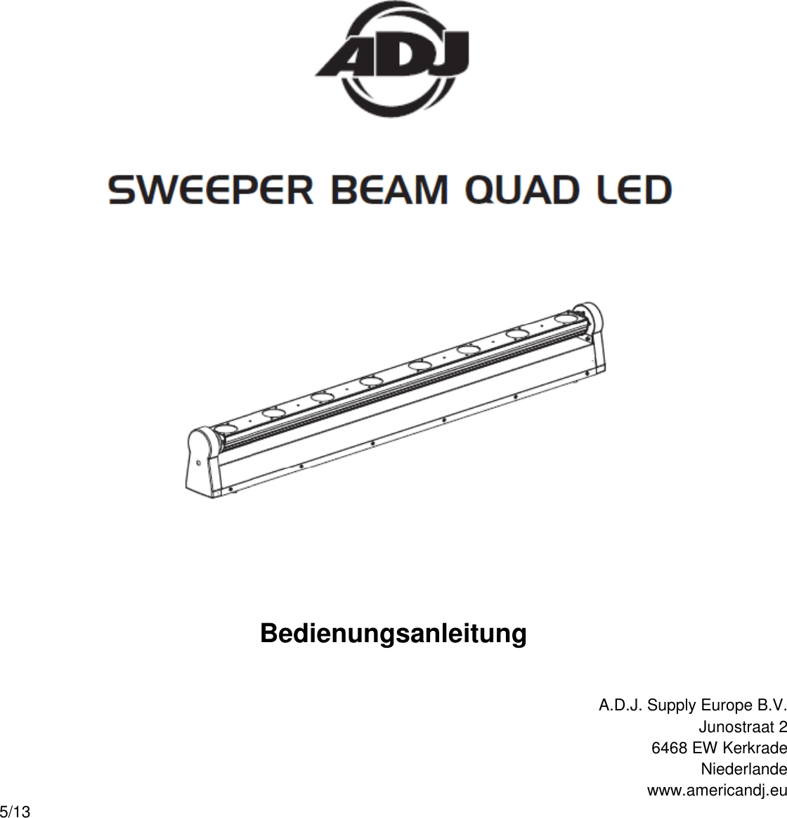 Sweeper Beam Quad LED 02 GER