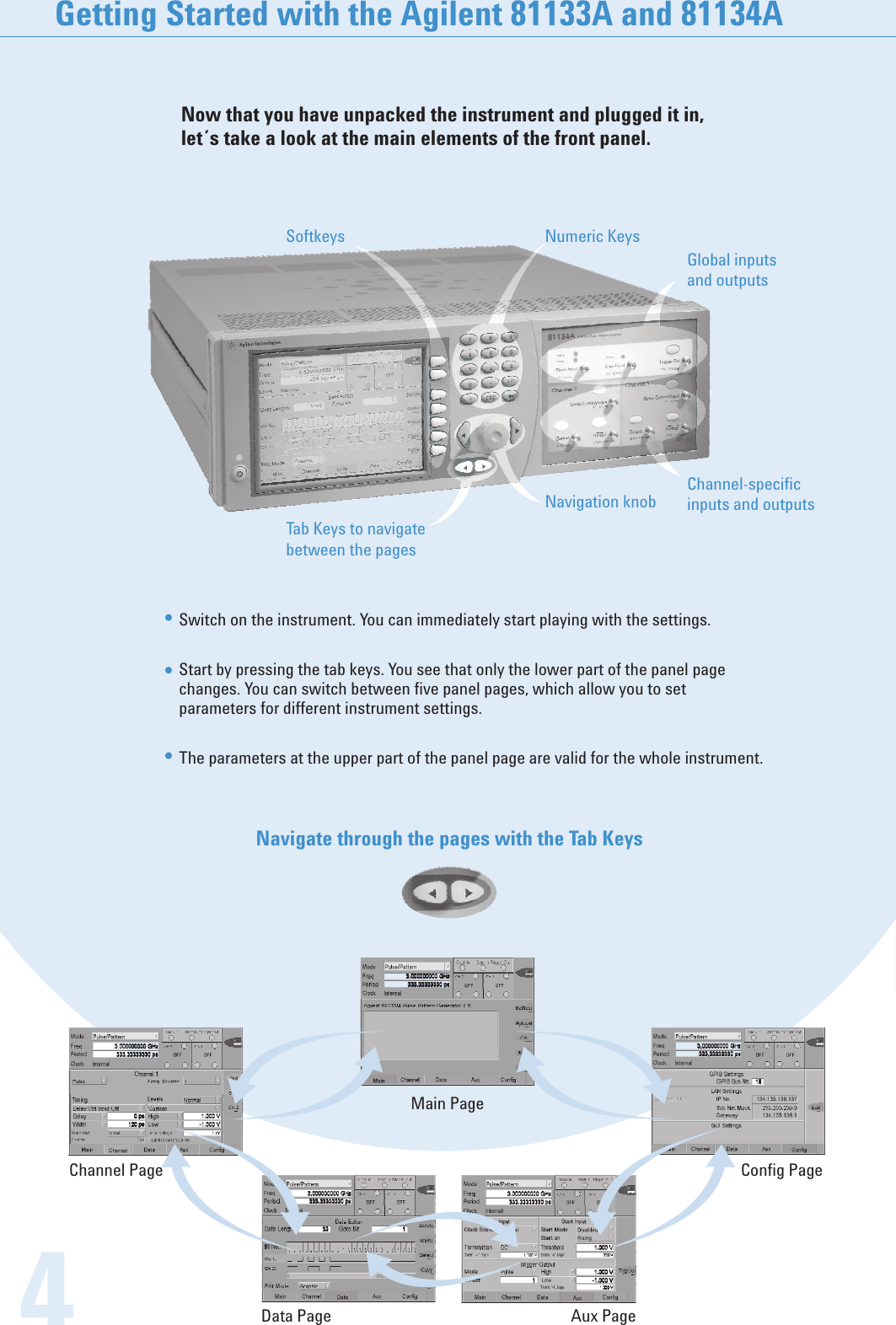 Agilent Technologies Sprinkler 81134A Users Manual Entwurf9
