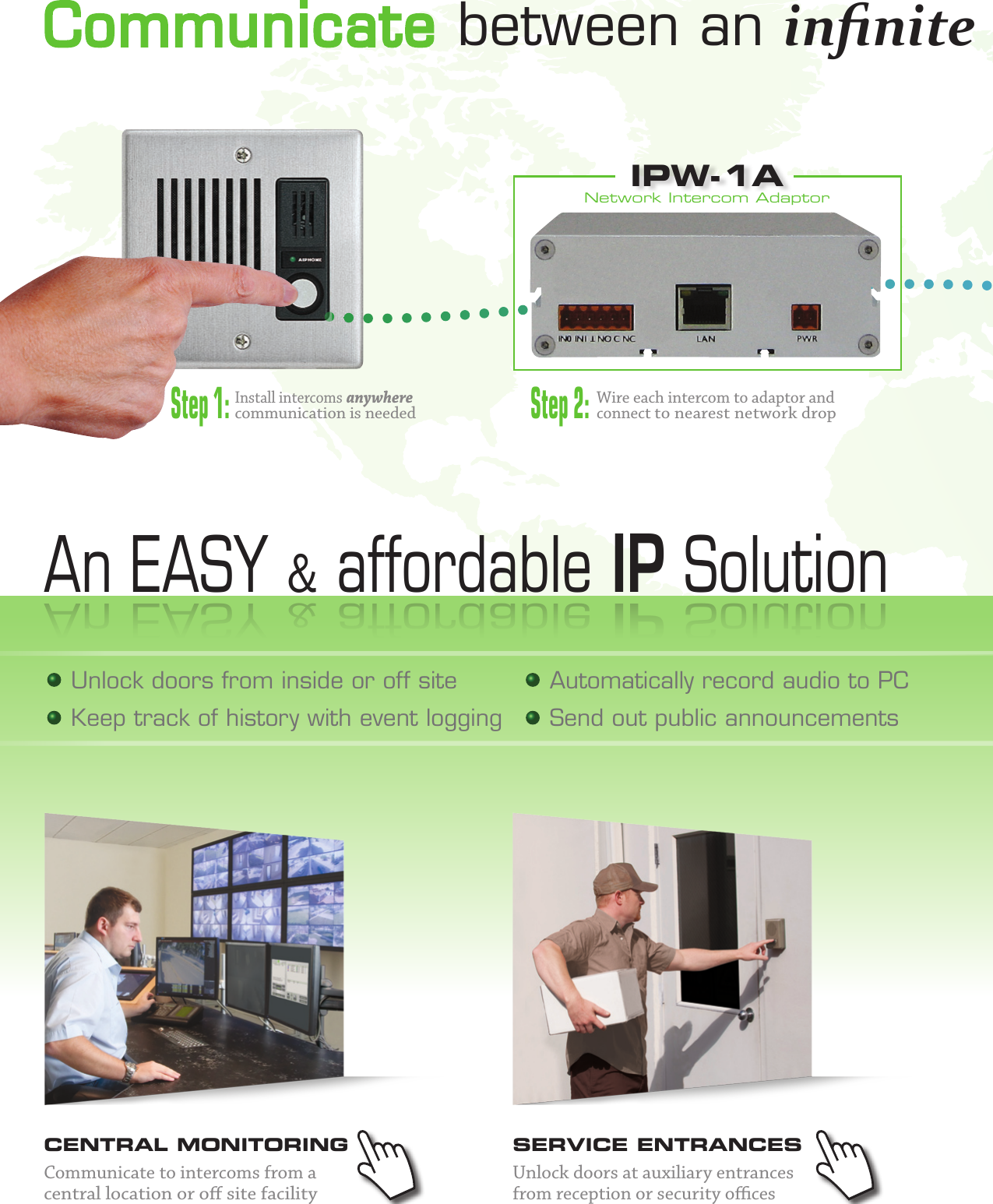 Aiphone IPW 1A Intercom Brochure 1ABrochure