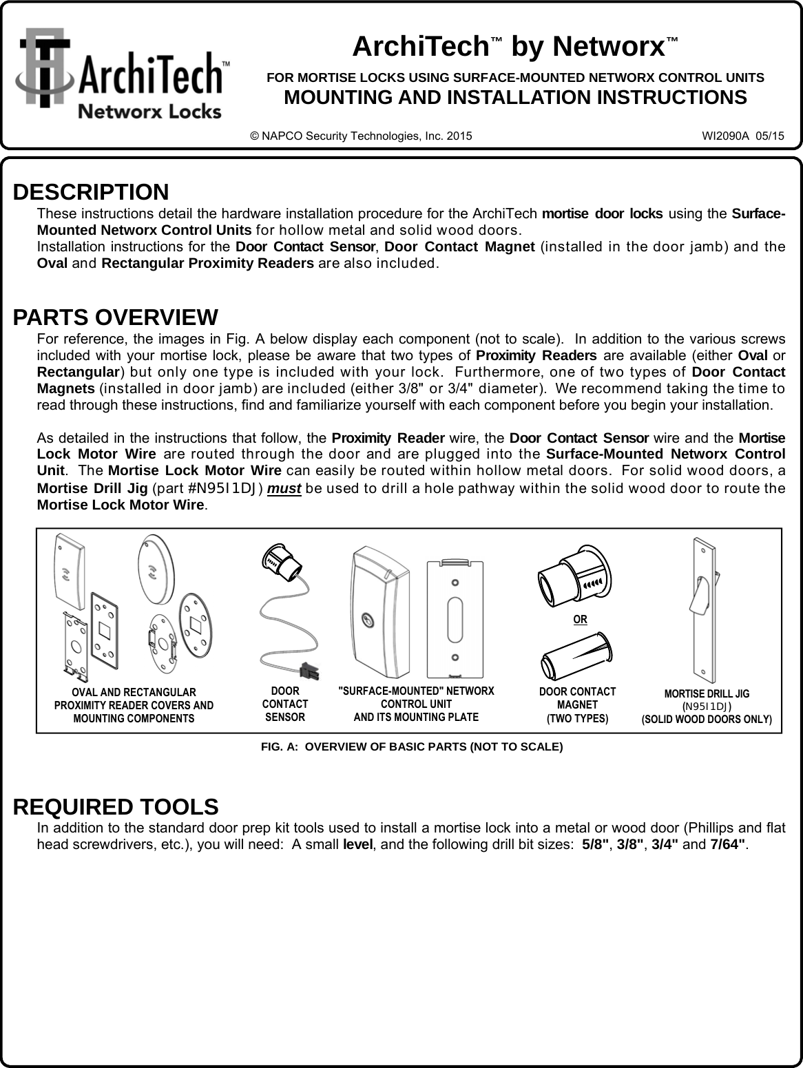 Alarm Lock ArchiTech_Type_2_WI2090A.07_INST Archi Tech_ By Networx ...