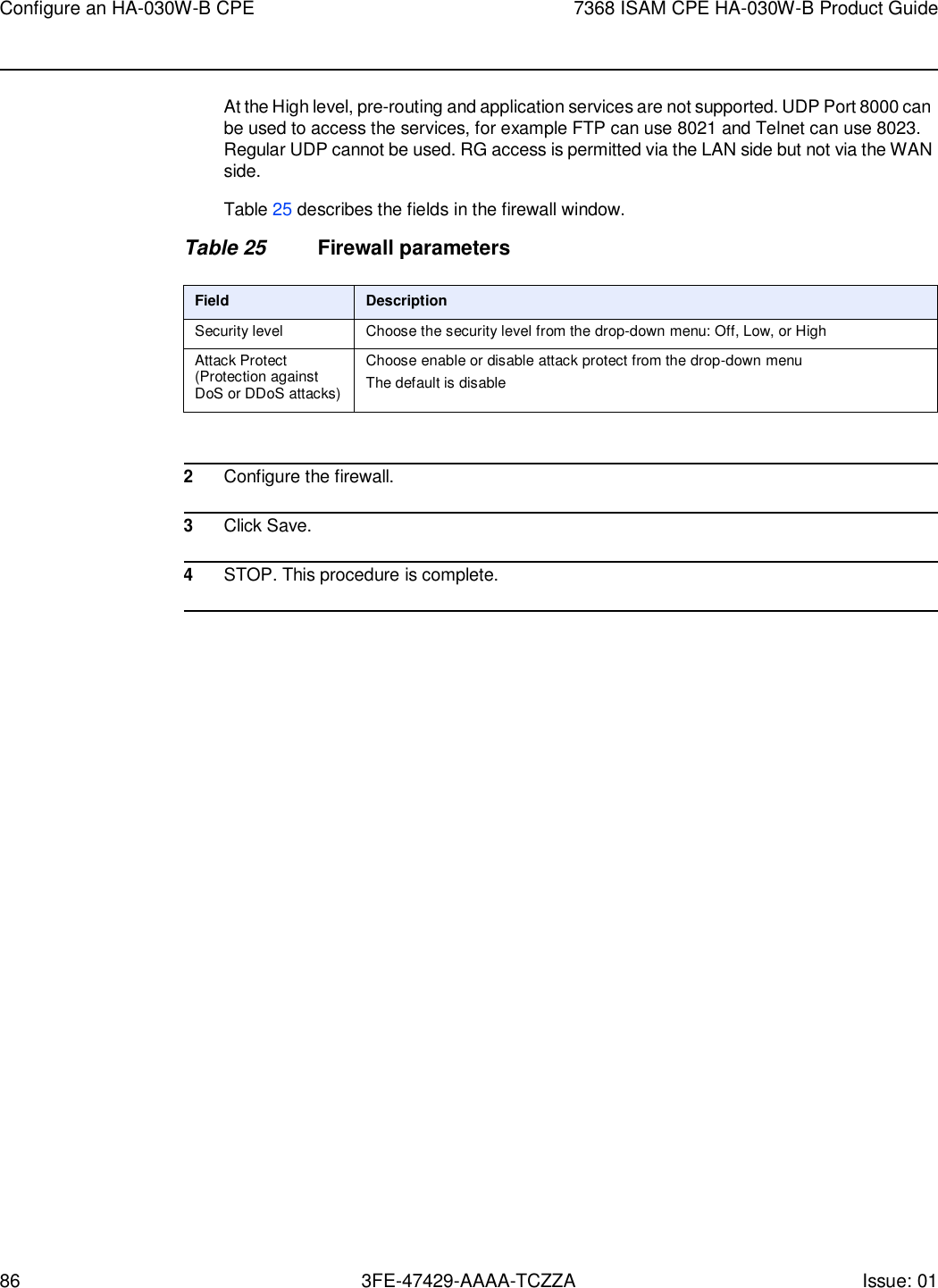 Alcatel Lucent Bell HA030WB 7368 Intelligent Services Access Manager ...