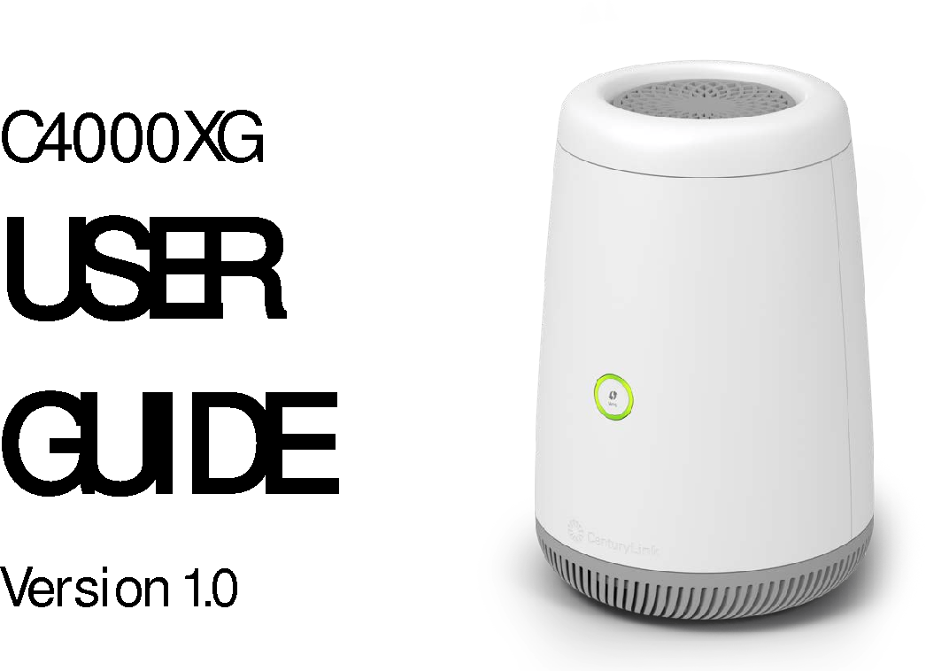 Alpha Networks C4000XG Wireless Gateway User Manual