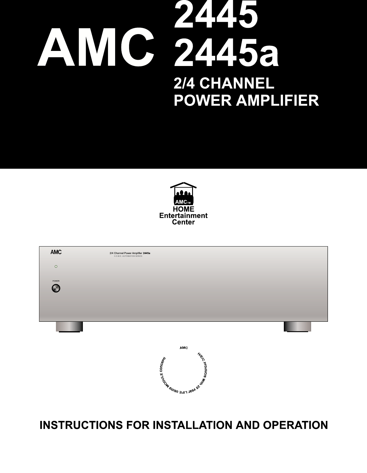 Amc 2445 Users Manual