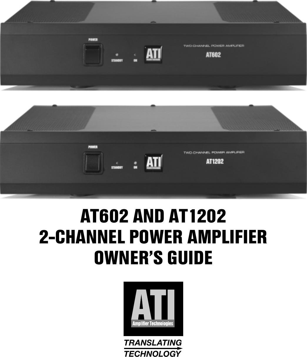 Amplifier Tech At1202 Users Manual