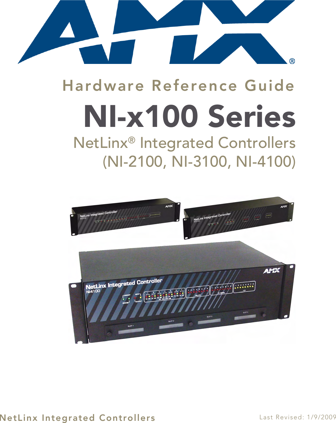 Amx Ni 2100 Users Manual 0602998 NI2100 3100 4100 Hardware