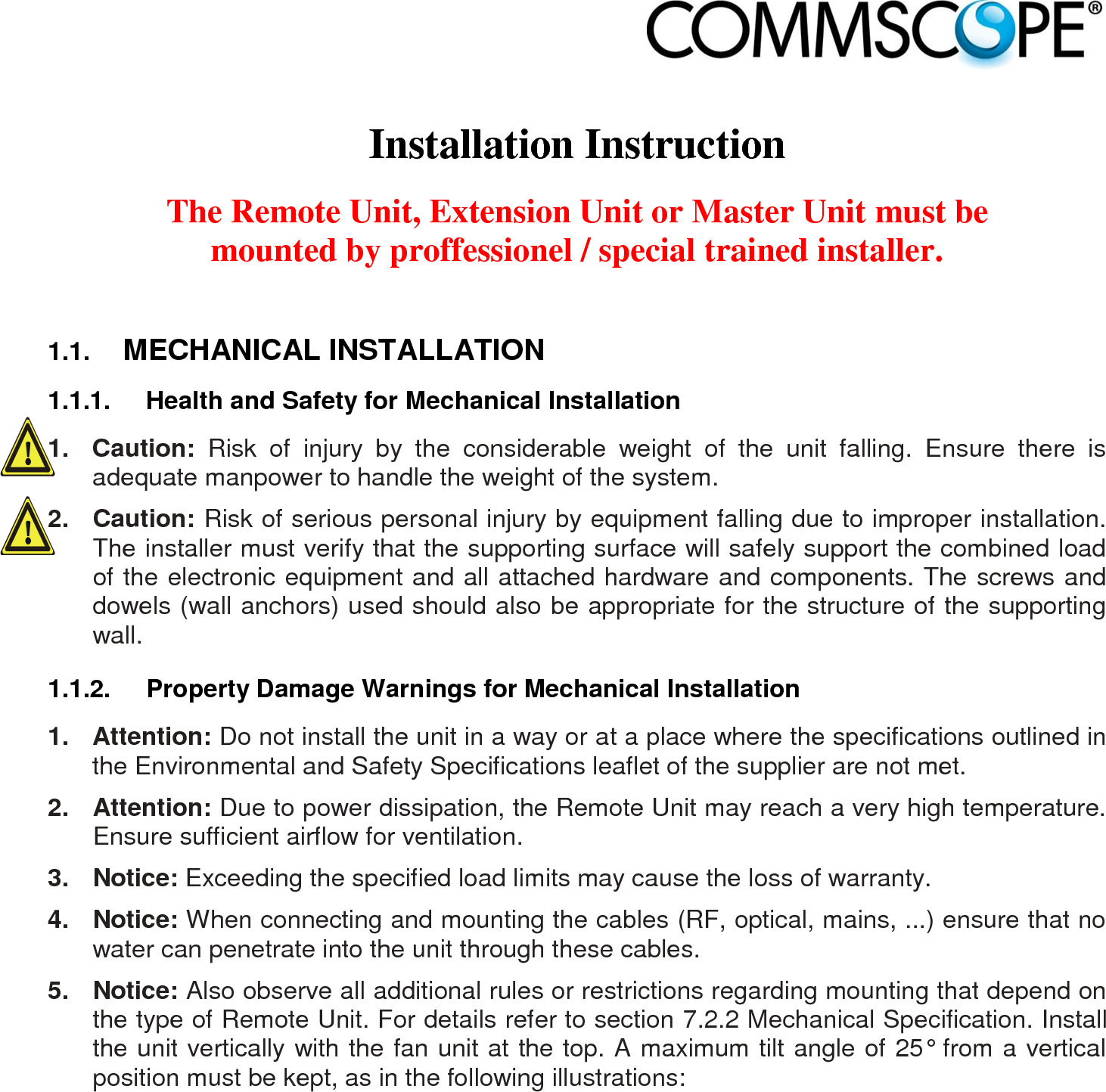 Andrew Wireless System M23SDARS1S ION-M Remote Unit for cellular ...