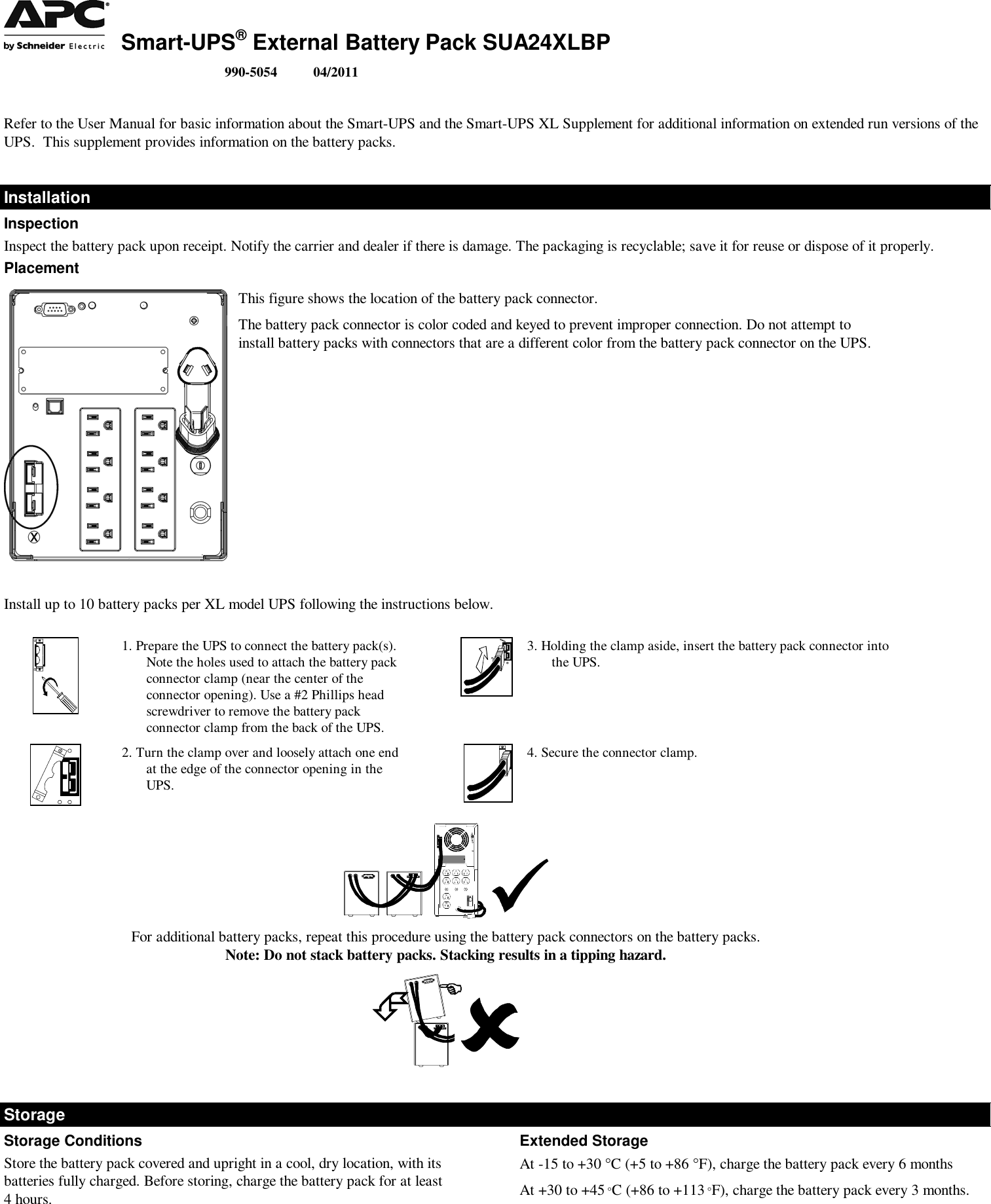 Apc Smart Ups 990 Users Manual SU ISH 5054 MN01 EN