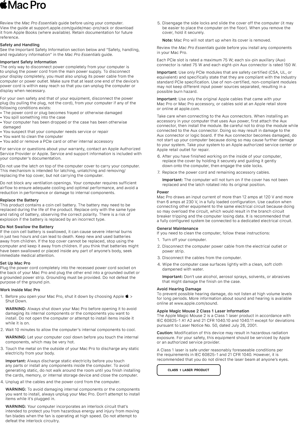 Apple A2304 Rack mount computer Discussion and FAQ