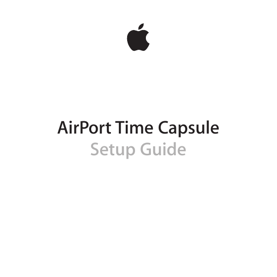 Apple AirPort Time Capsule 802.11ac Setup Guide User Manual Air Port ...