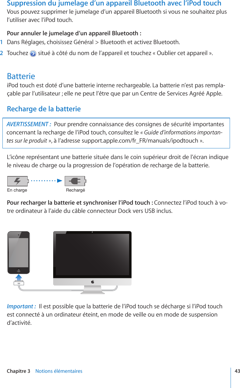 iPod shuffle Guide de l`utilisateur - Ordinateur