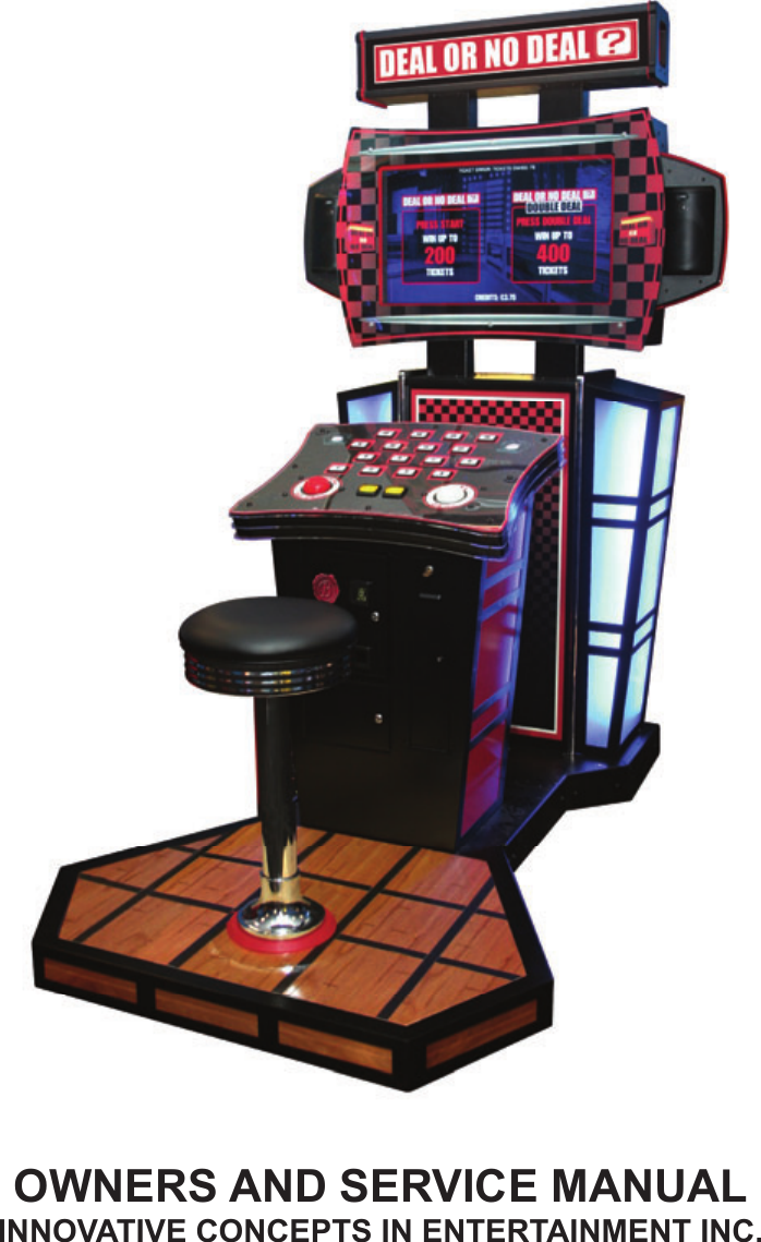 Arcade Deal Or No Street Manual User
