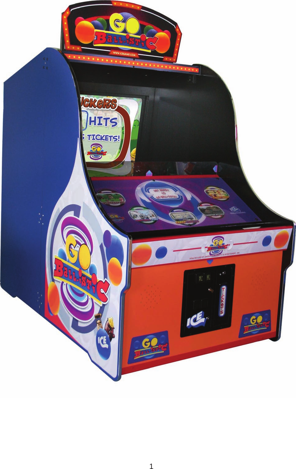 Arcade Go Ballastic Manual User