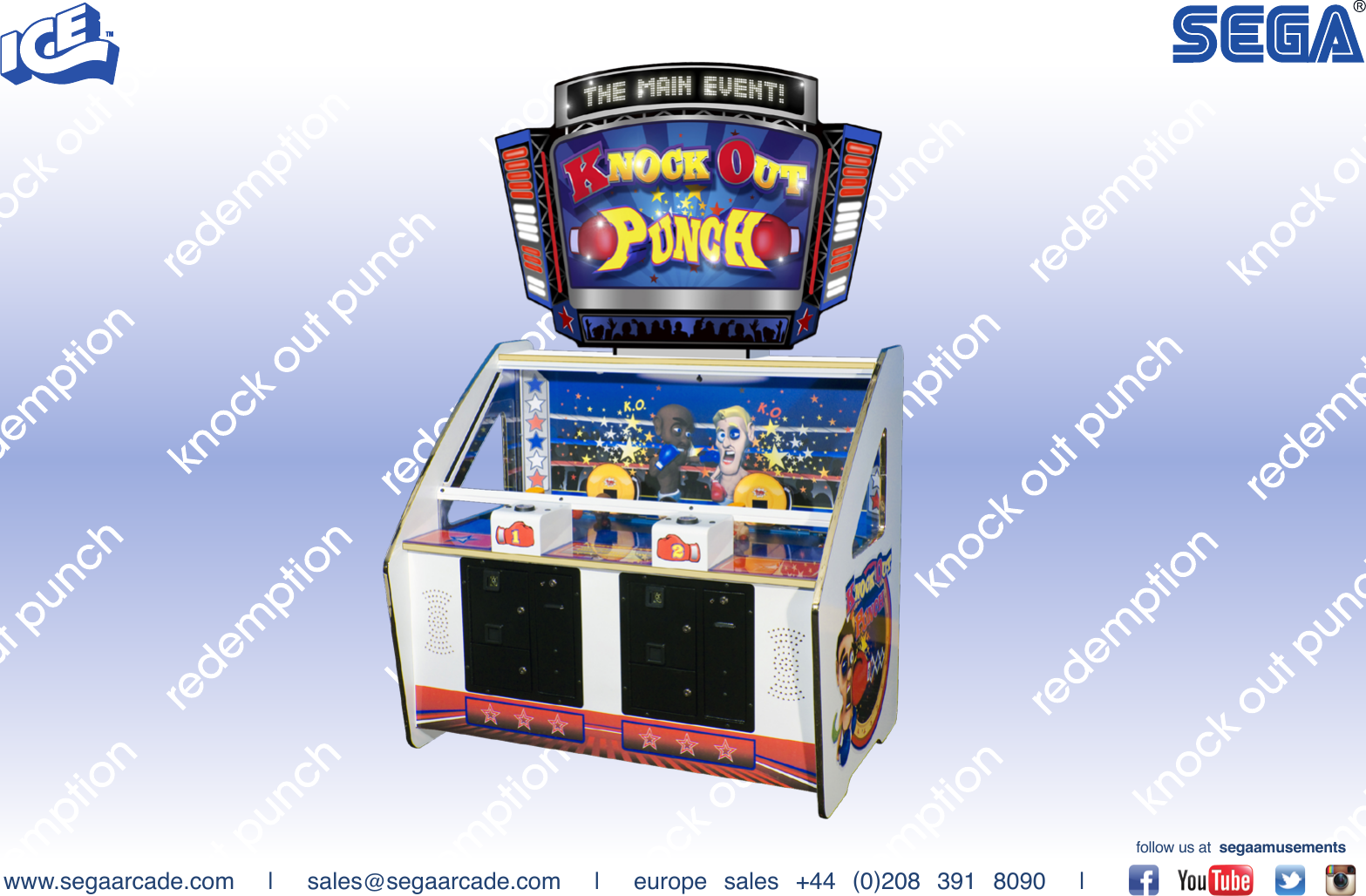 Arcade Knock Out Punch Info Sheet User Manual