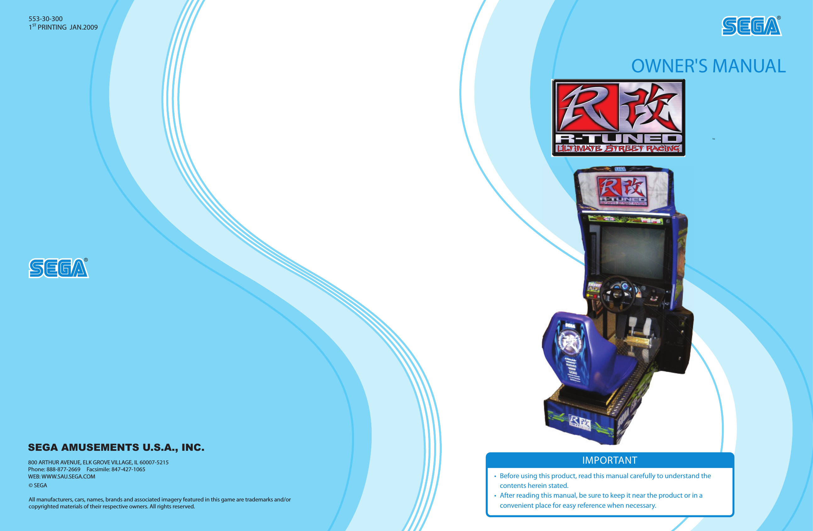 Arcade R Tuned Manual 00 RNE COVER Rev User