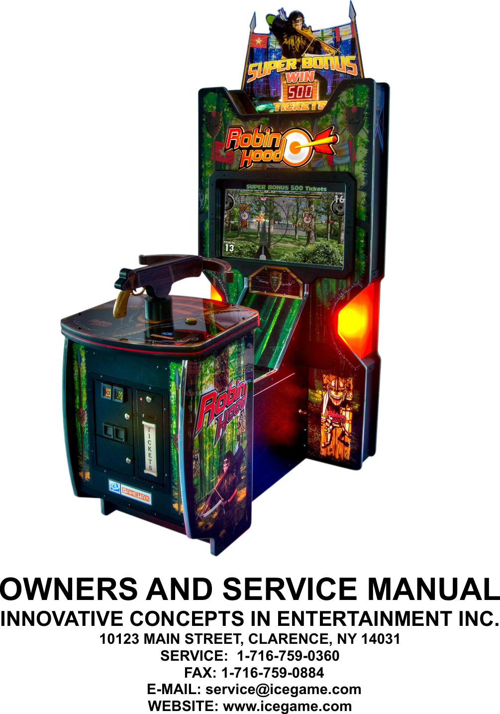 Arcade Robin Hood Manual User