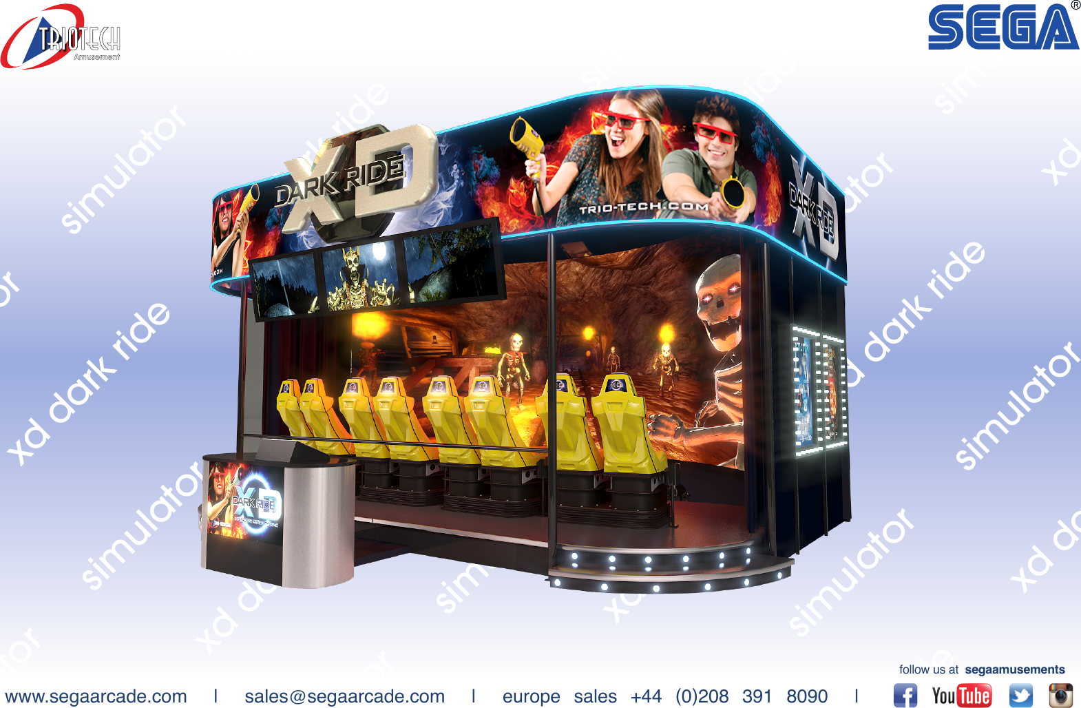 Arcade Xd Dark Ride Info Sheet User Manual