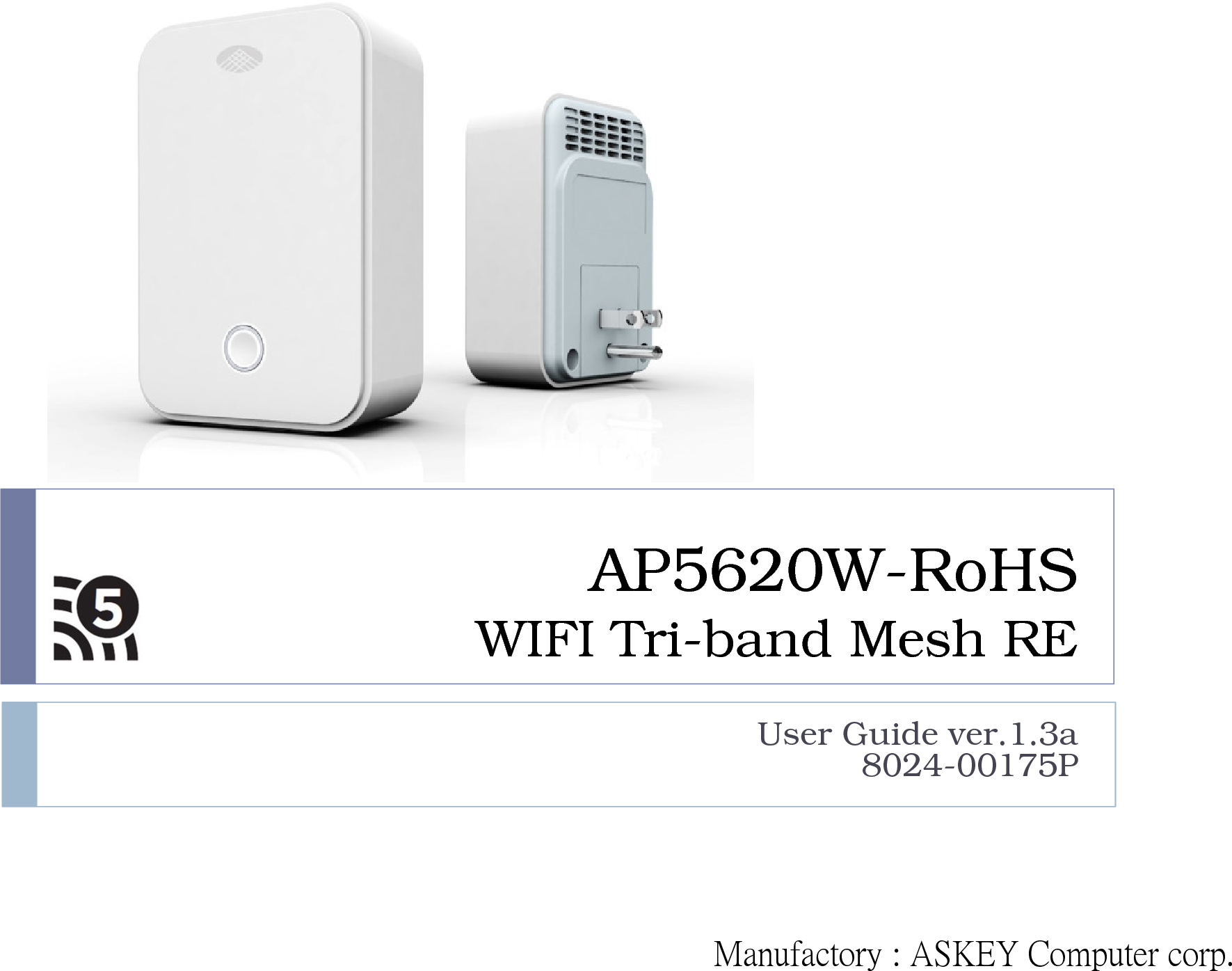 Askey Computer AP5620W WIFI Tri-band Mesh RE User Manual Microsoft ...