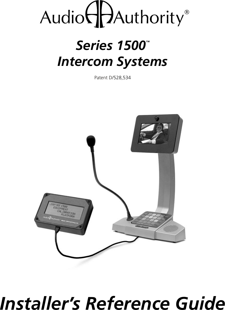 Audio Authority Series 1500 Users Manual 1500reference752 570.id2