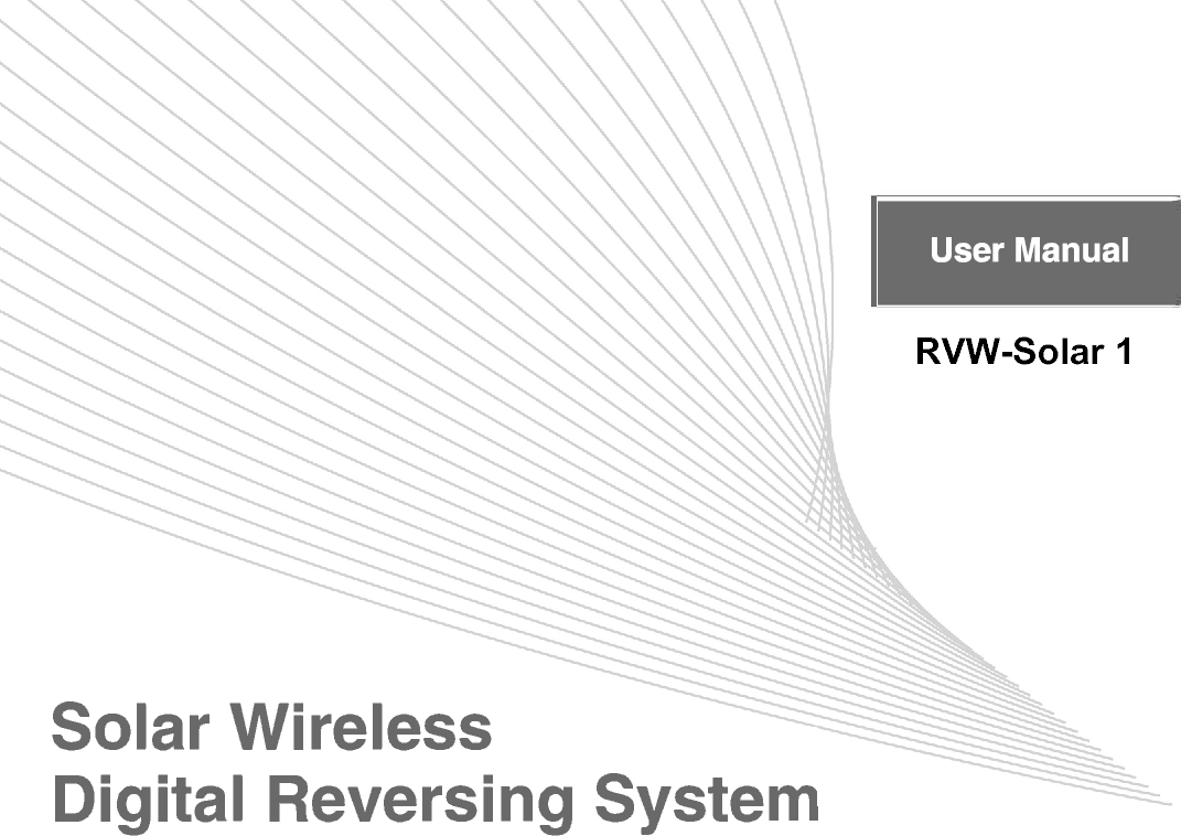 Auto vox Technology RVW-SOLAR1 Solar Wireless Digital Reversing System ...