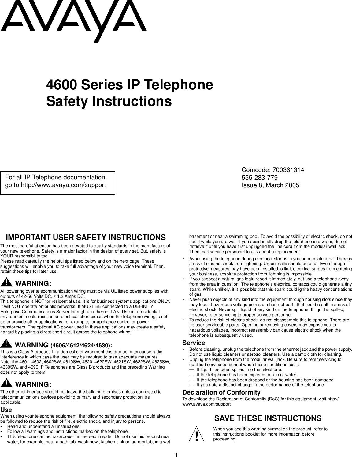 4621 - Avaya Support