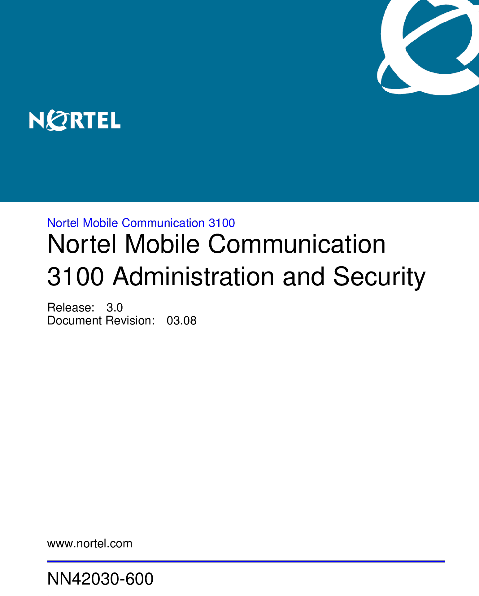 Avaya Mobile Communication Gateway 3100 Users Manual