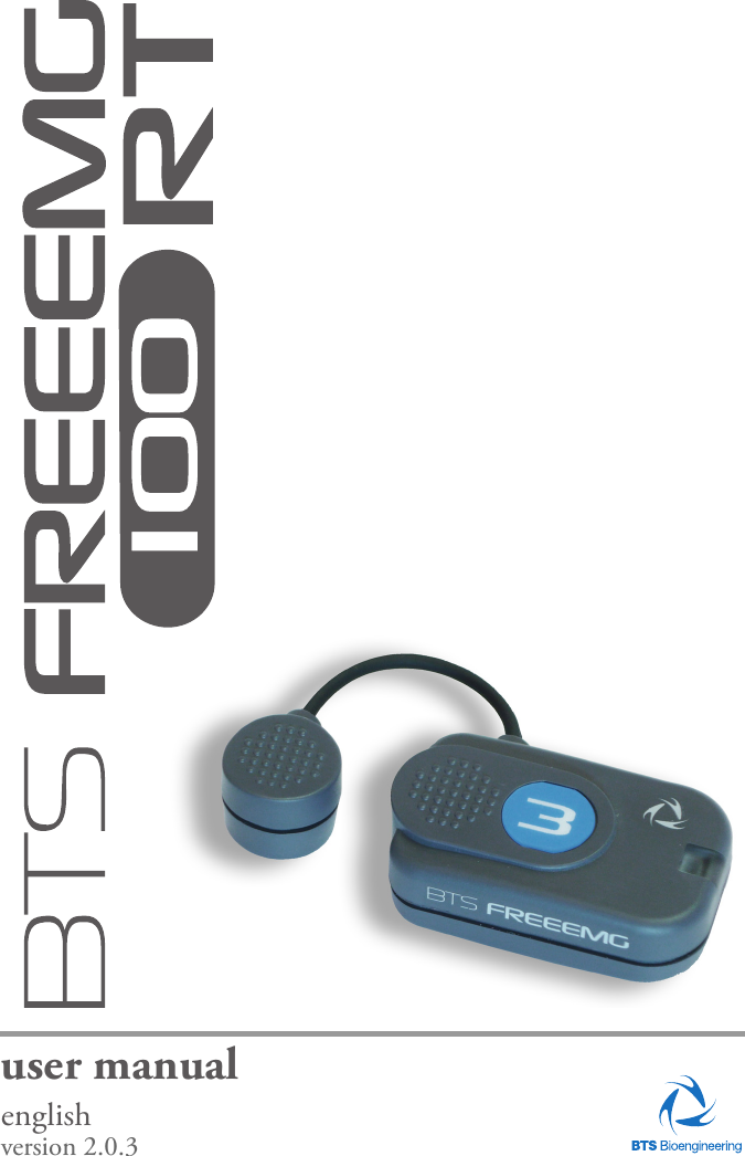 BTS BTSWEMG2 Wireless EMG sensor for EMG system User Manual EREMB 01091 ...
