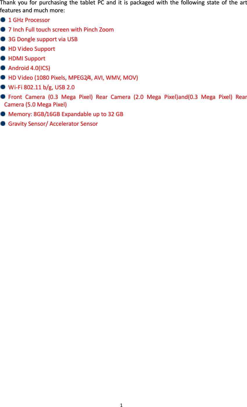 Bak USA Technologies BBY001 Tablet PC User Manual