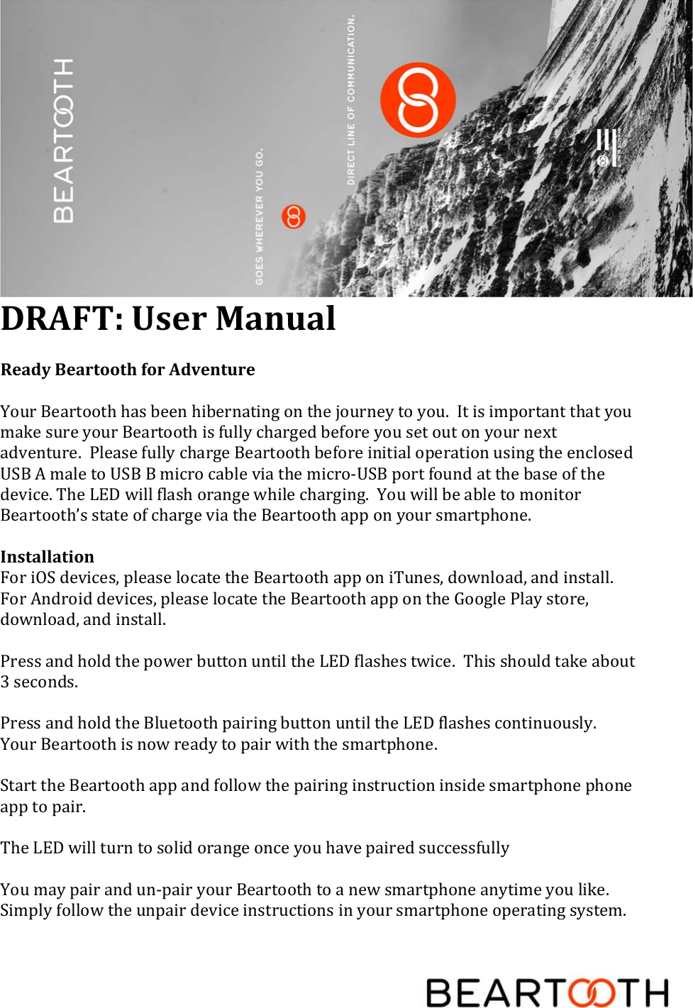 Beartooth Radio 007 Cellphone Connection Assistant User Manual Manual