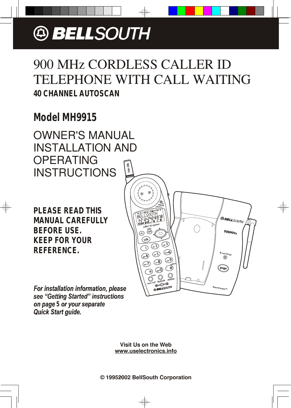 Bellsouth Mh9915 Users Manual D