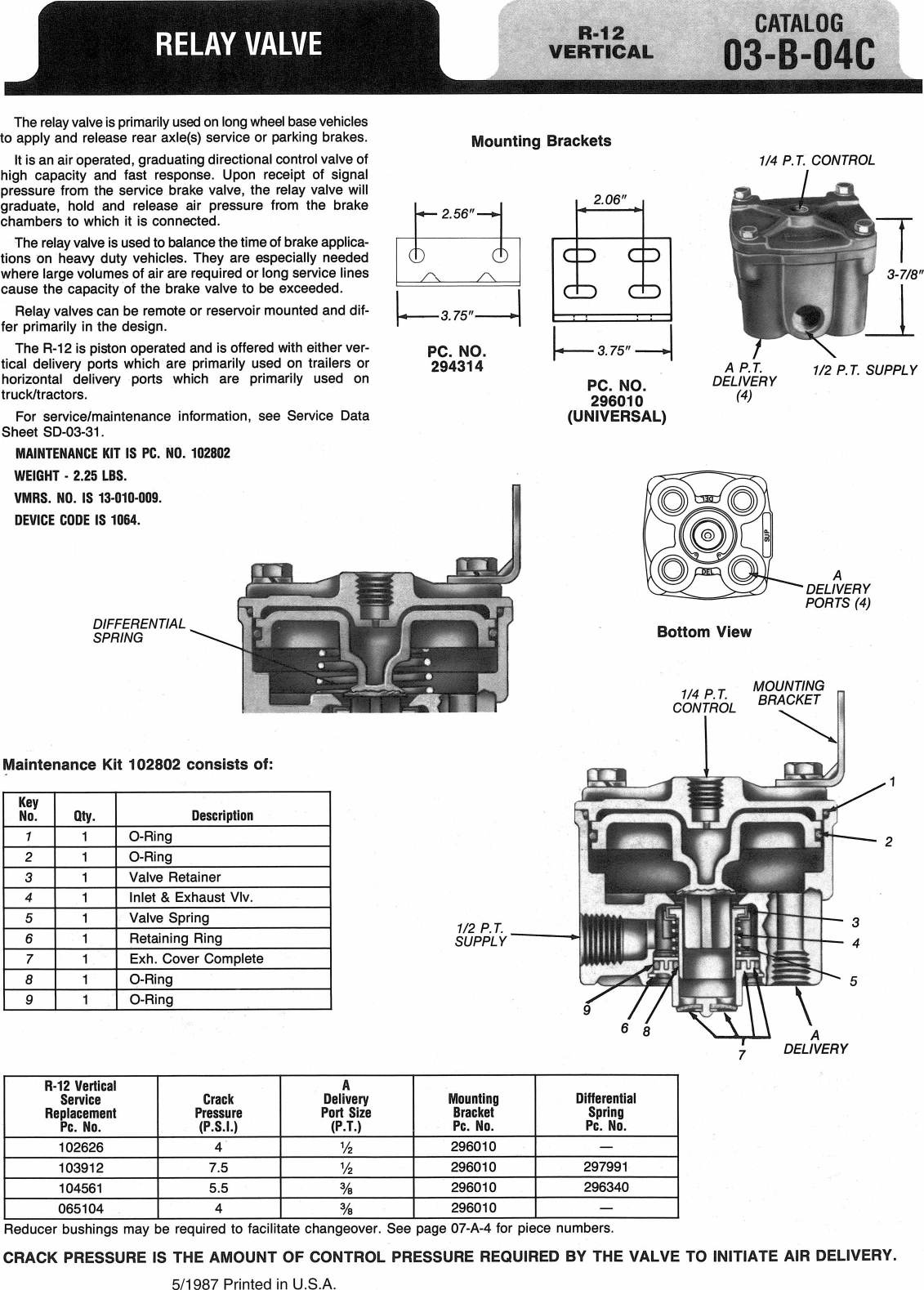 Bendix 03 B 04C Users Manual