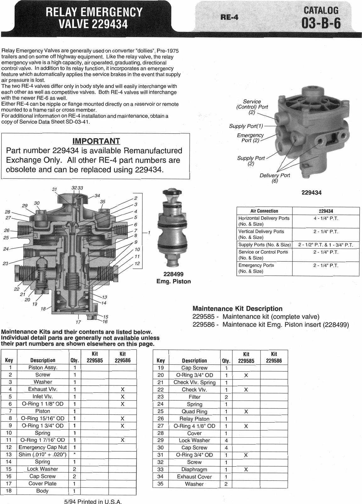 Bendix 03 B 6 Users Manual