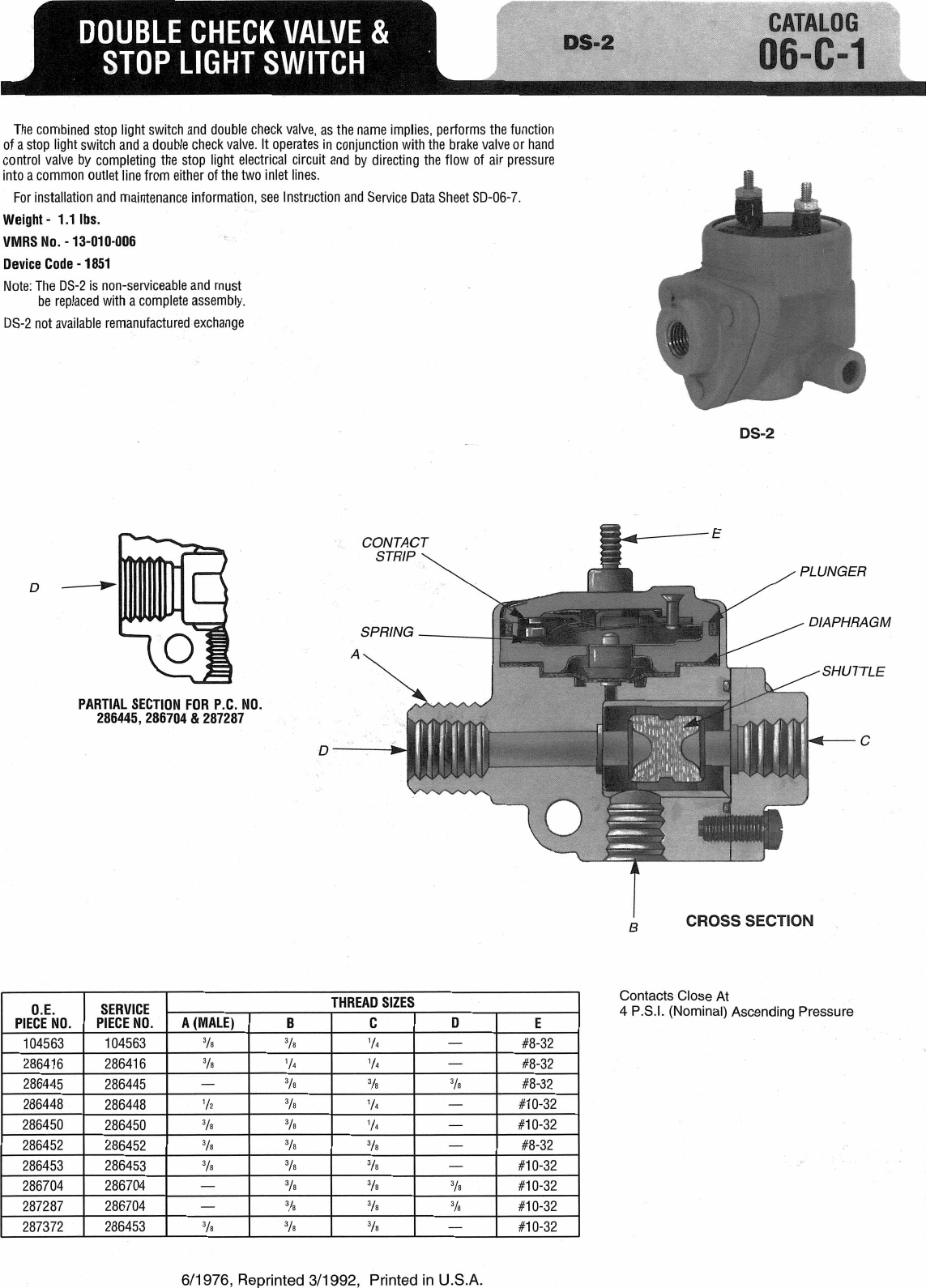 Bendix 06 C 1 Users Manual