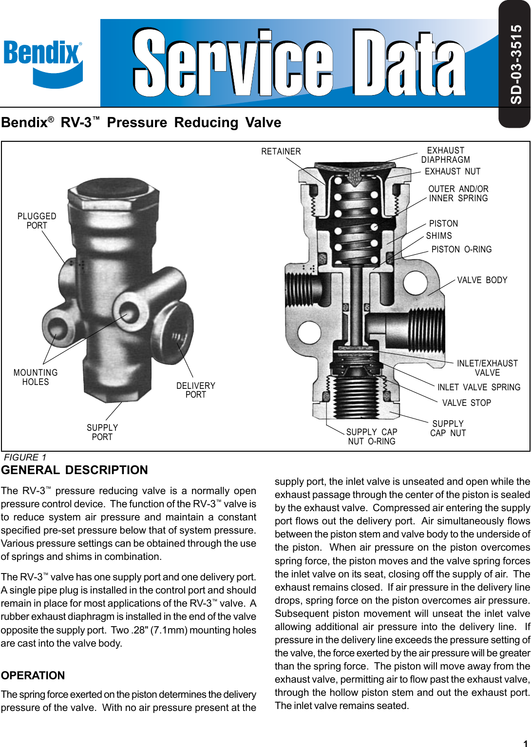 Bendix Bw1587 Users Manual Sd033515