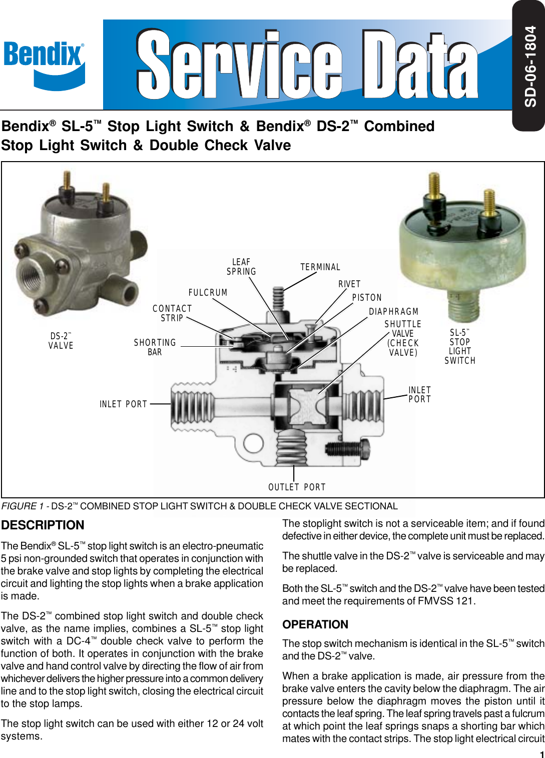Bendix Bw1594 Users Manual SD062501c