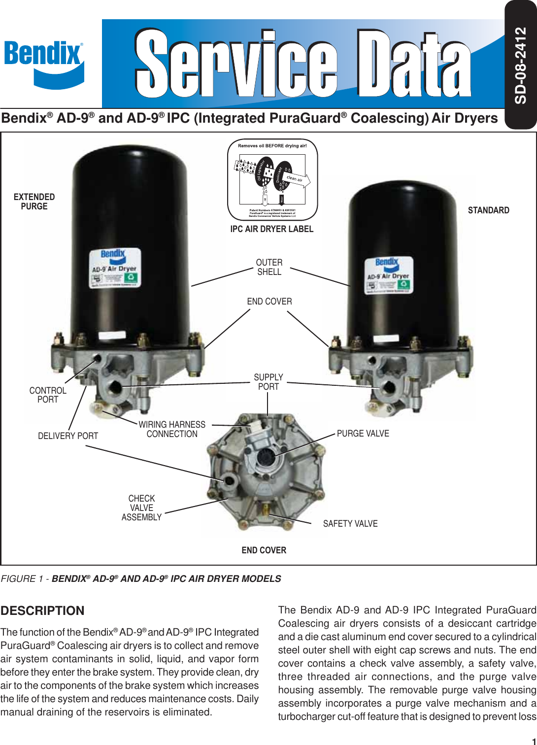 Bendix Bw1627 Users Manual