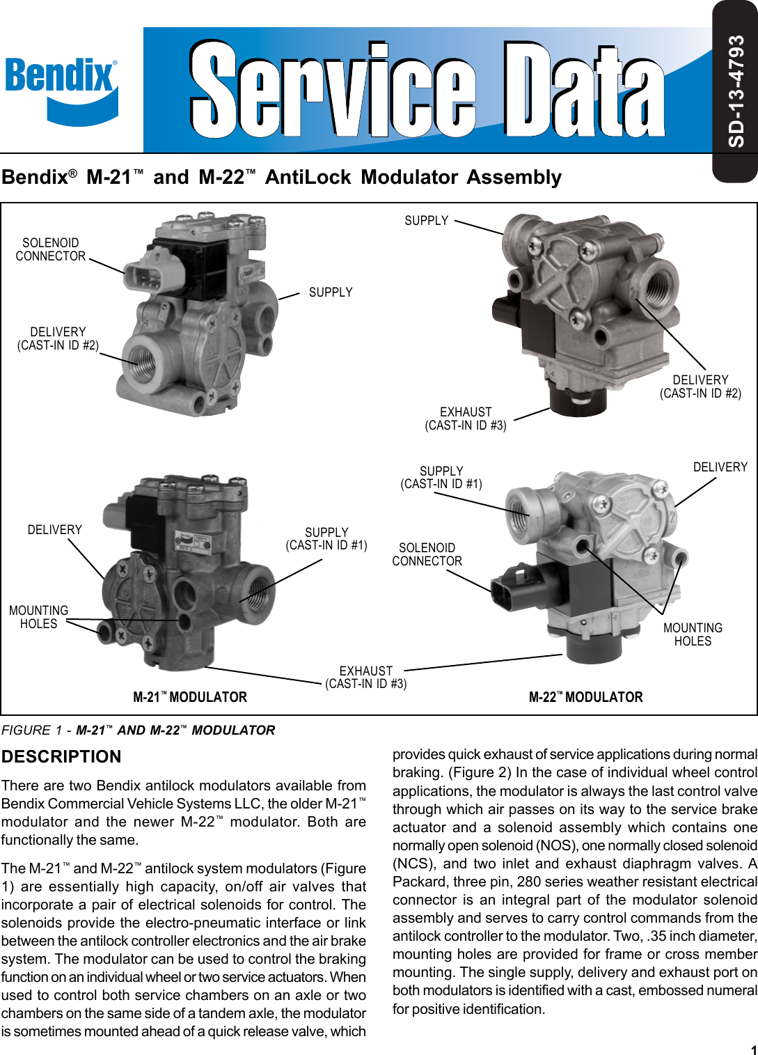 Bendix Bw1664 Users Manual Sd134793