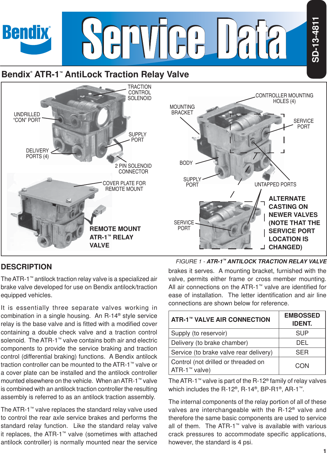 Bendix Bw1794 Users Manual SD 13 4811g